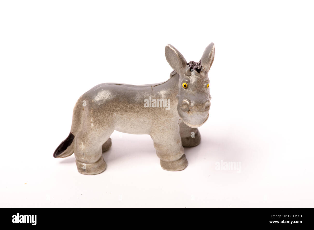 Retro Plastic Donkey used and old but still going Look at him smiling ...