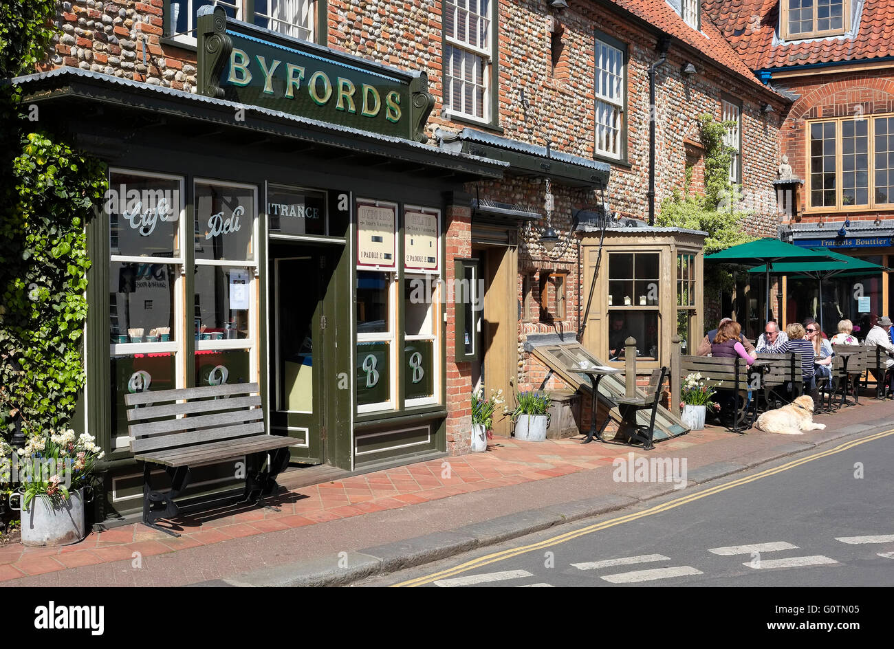 byfords restaurant, holt, north norfolk, england Stock Photo - Alamy