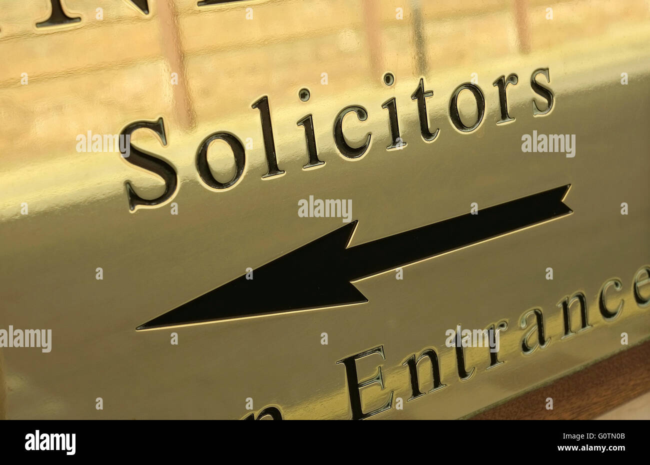 Brass plate on wall outside hi-res stock photography and images - Alamy