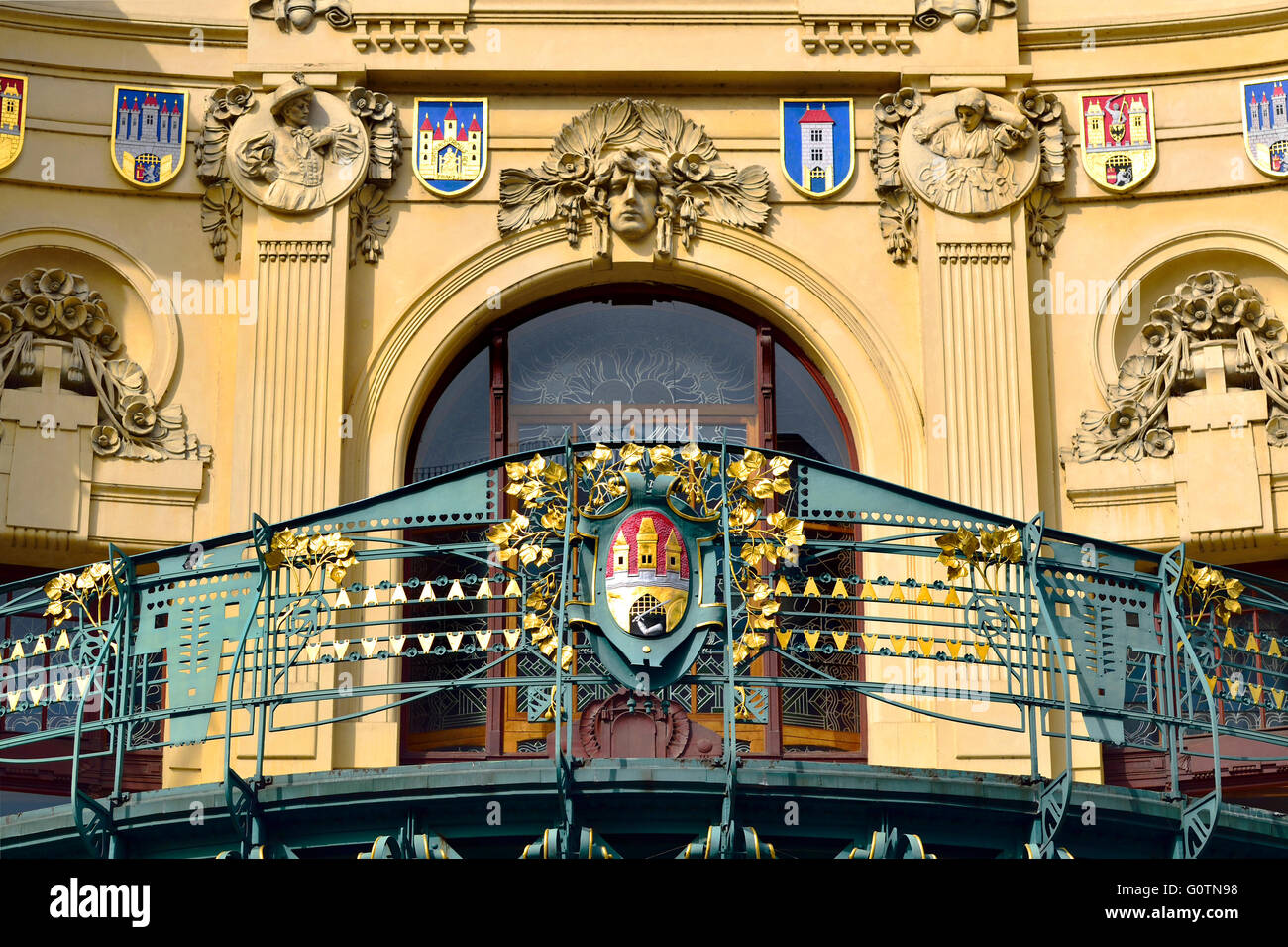 Prague, Czech Republic. Obecni dum / Municipal House (1912 - renovated ...