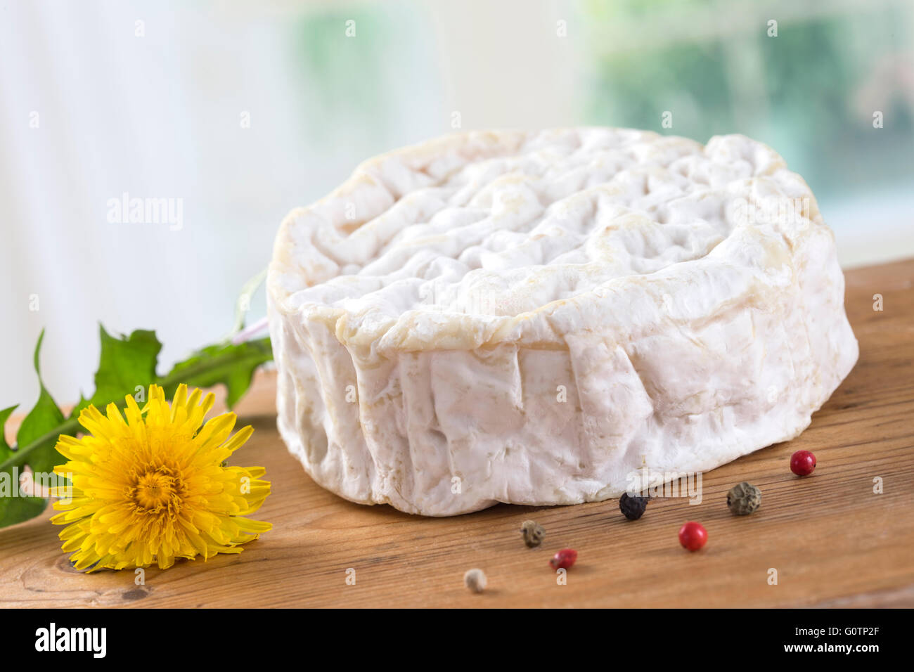 Whole brie cream cheese hi-res stock photography and images - Alamy