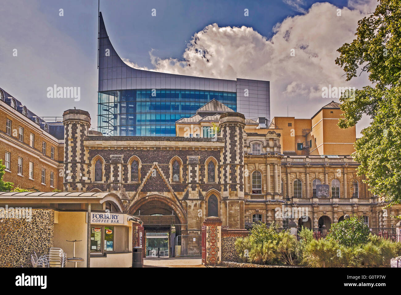 Reading Abbey Gate and Blade Building Reading Berkshire UK Stock Photo ...