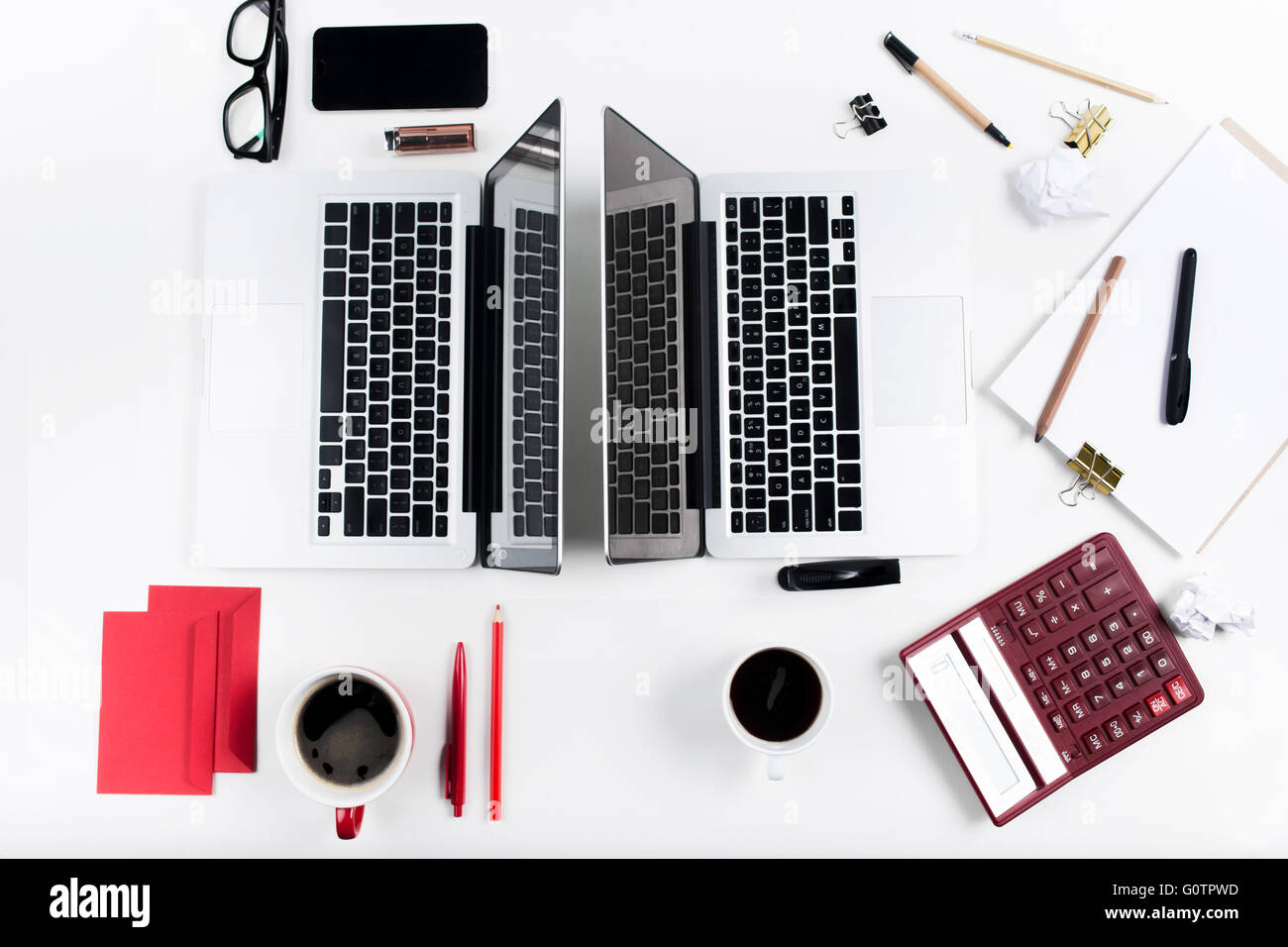 Workplace at the office. Technology Stock Photo - Alamy