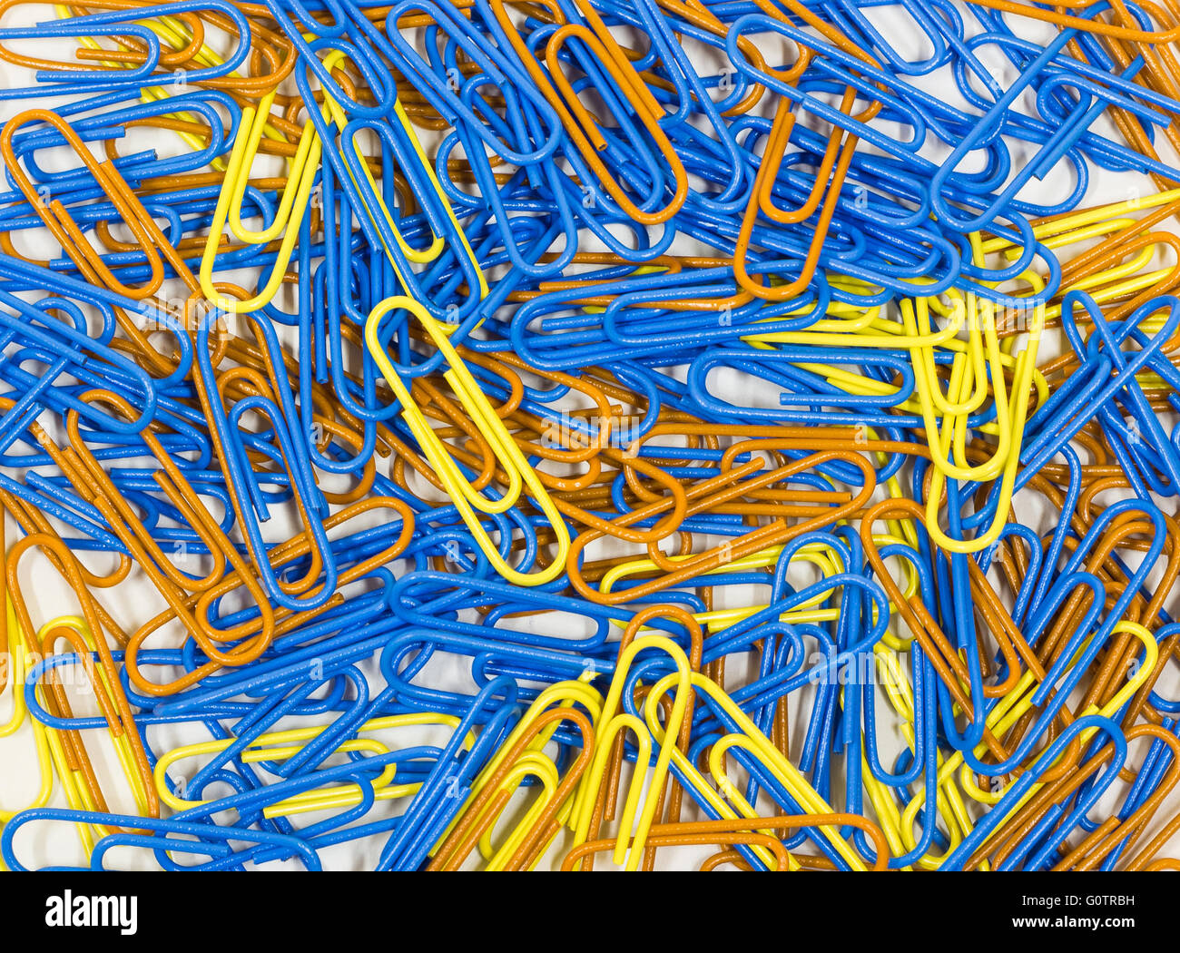 Mix of color in these paper clips Stock Photo - Alamy