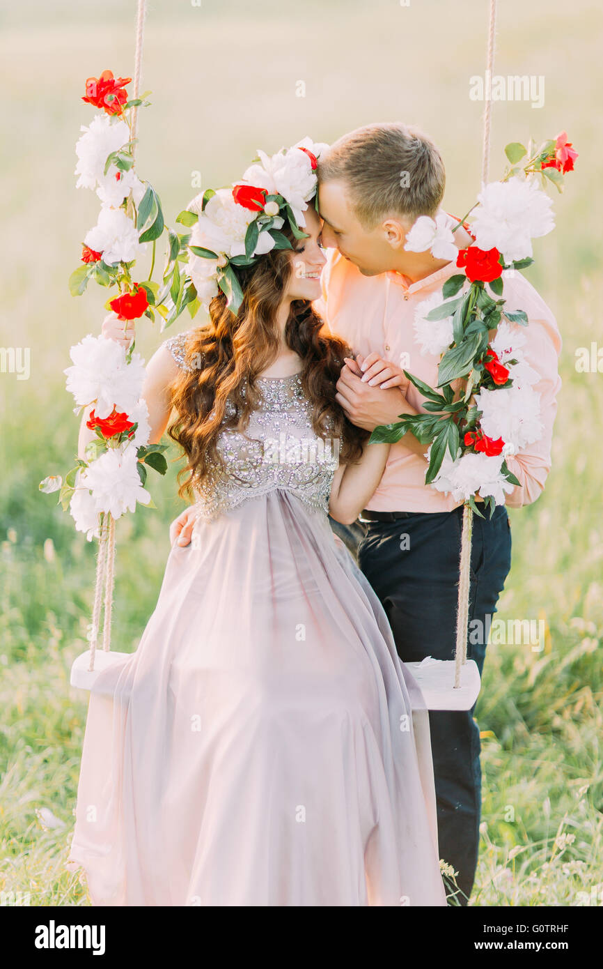 Mature couple swinging hi-res stock photography and images - Alamy