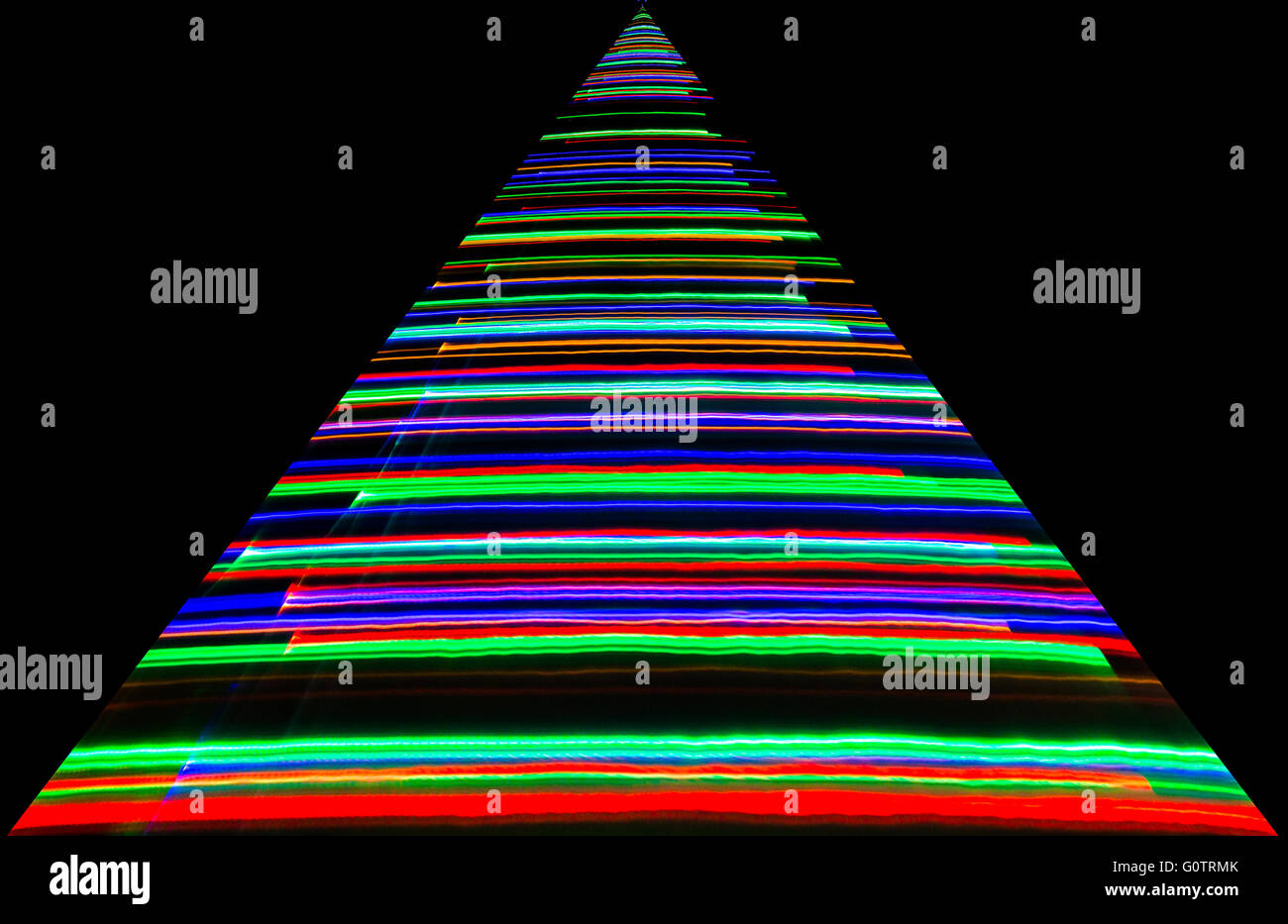 Road of mixed colors fading of in the distance Stock Photo - Alamy