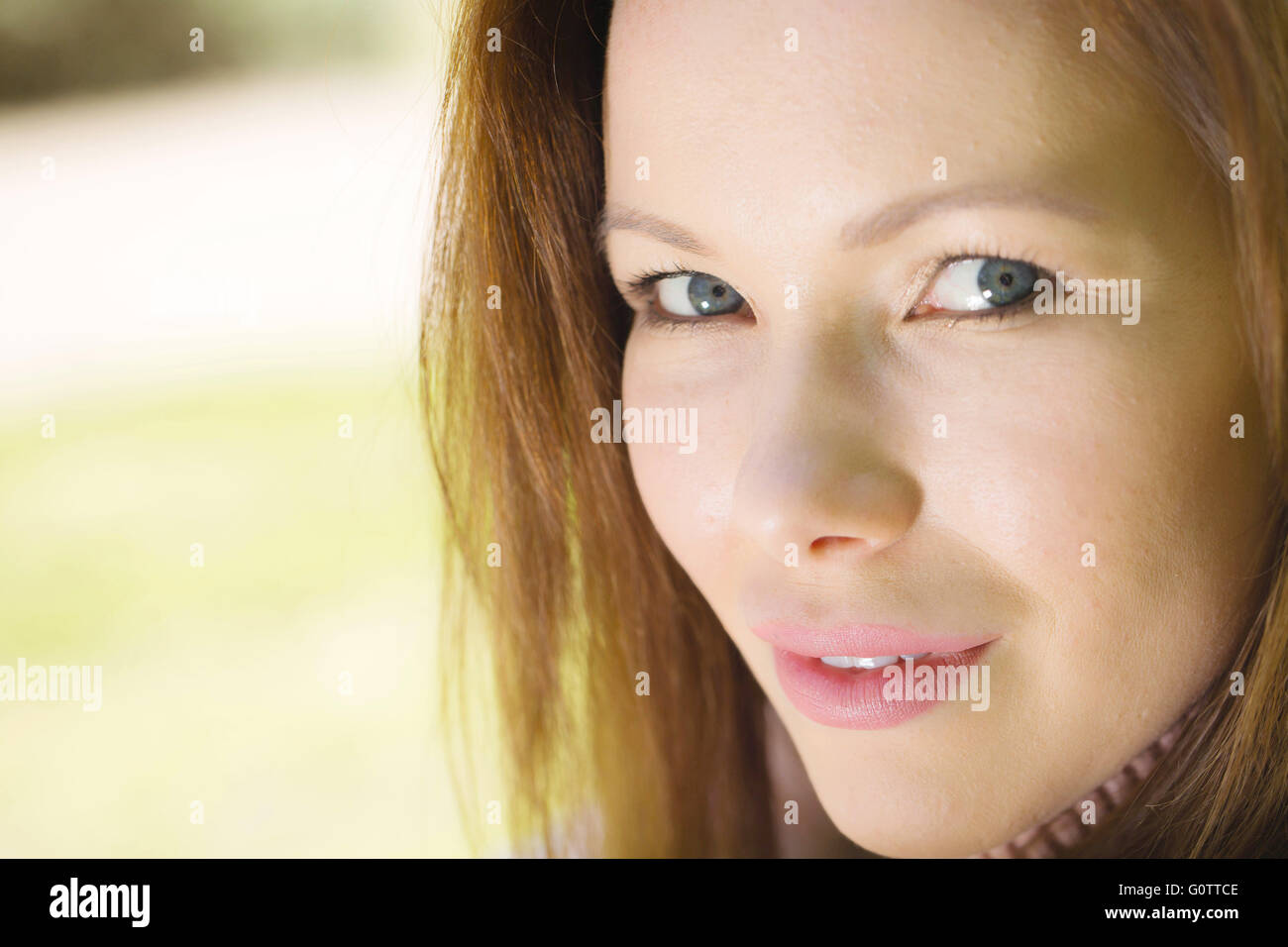 Portrait natural relaxed hi-res stock photography and images - Alamy