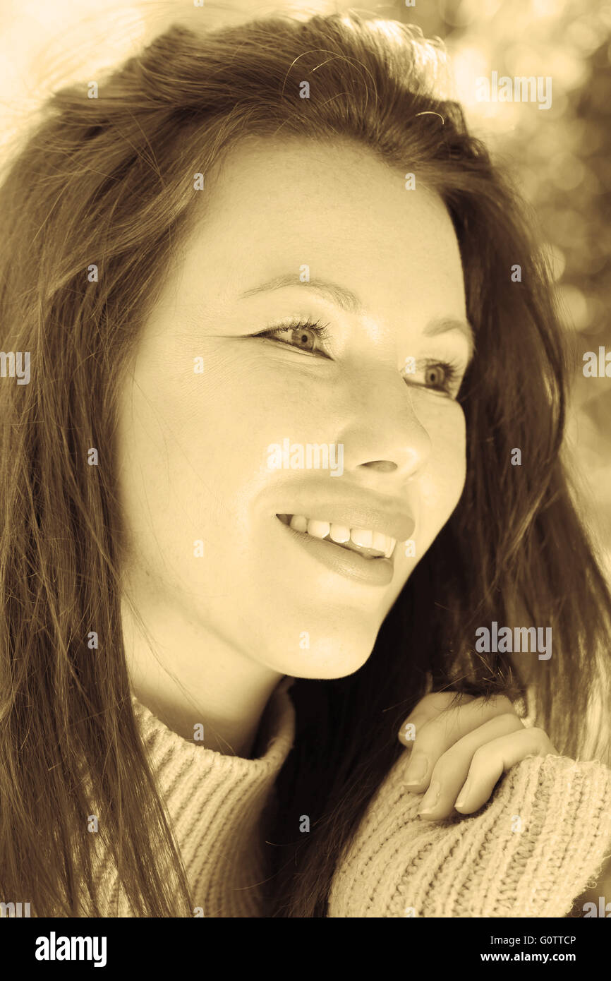 Sepia portrait hi-res stock photography and images - Alamy