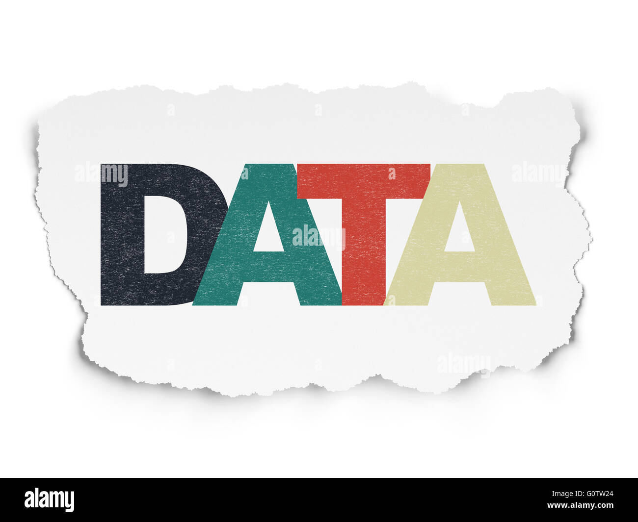 Data concept: Data on Torn Paper background Stock Photo - Alamy