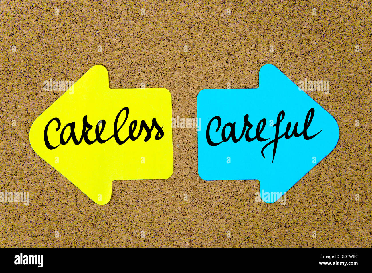 Careful notes hi-res stock photography and images - Alamy