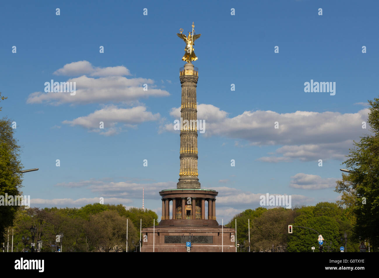 golden Victory Column (Siegessaeule) in Berlin, Germany Stock Photo - Alamy