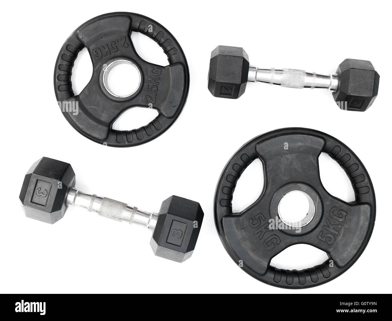 A studio photo of gym equipment Stock Photo - Alamy