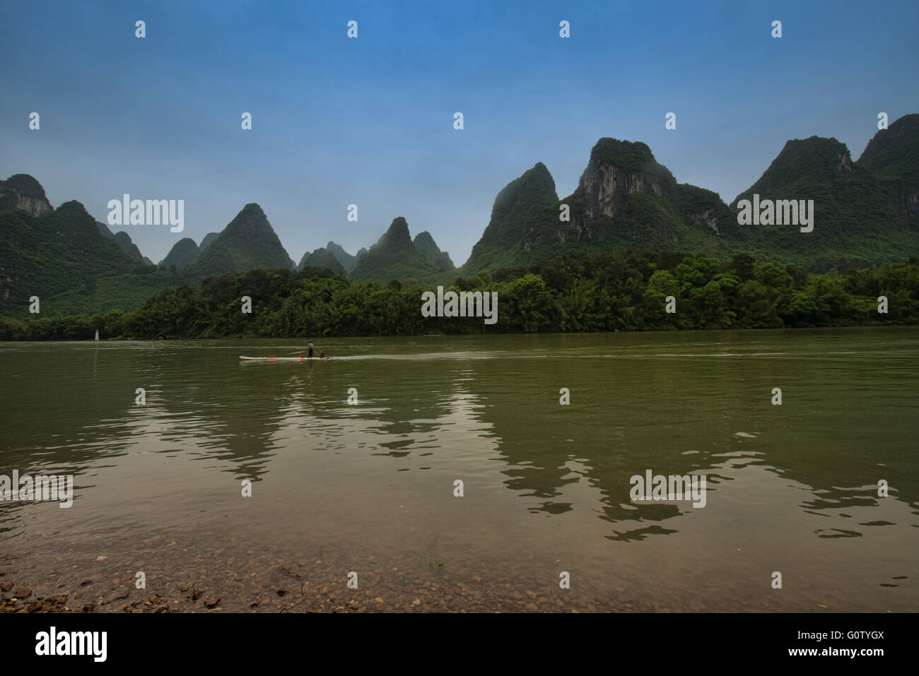 Karst mountains limestone peaks li hi-res stock photography and images ...