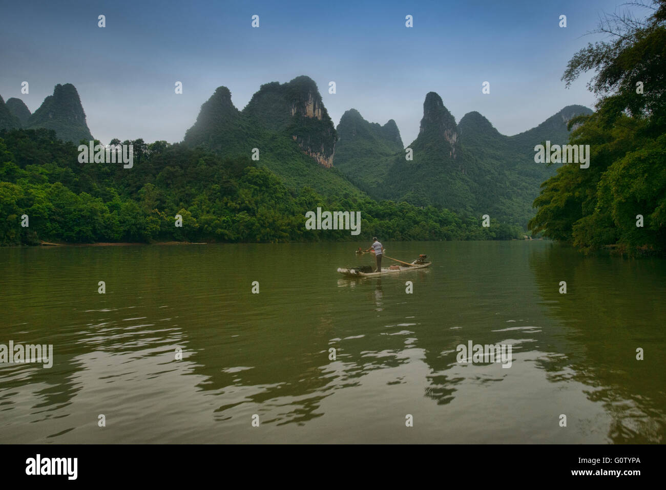 Karst mountains limestone peaks li hi-res stock photography and images ...