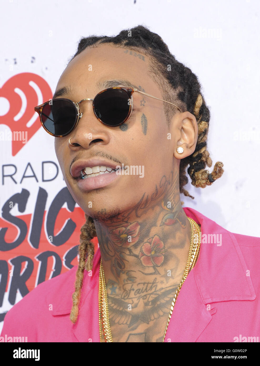 The !Heart Radio Music Awards 2016 Arrivals Featuring: Wiz Khalifa ...