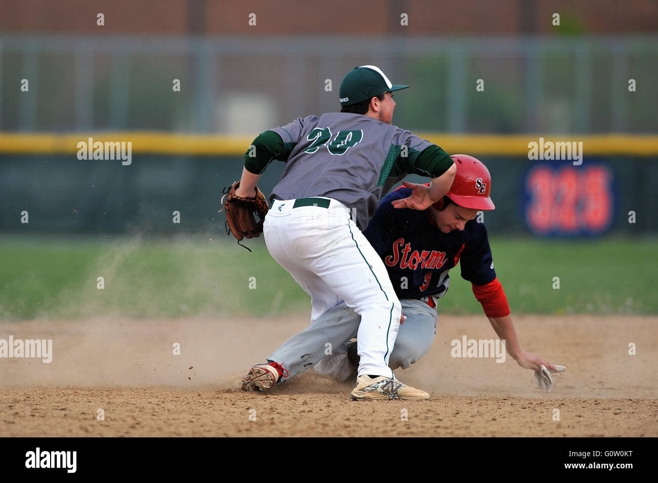 The middle man on a double play sometimes absorbs some contact as was ...