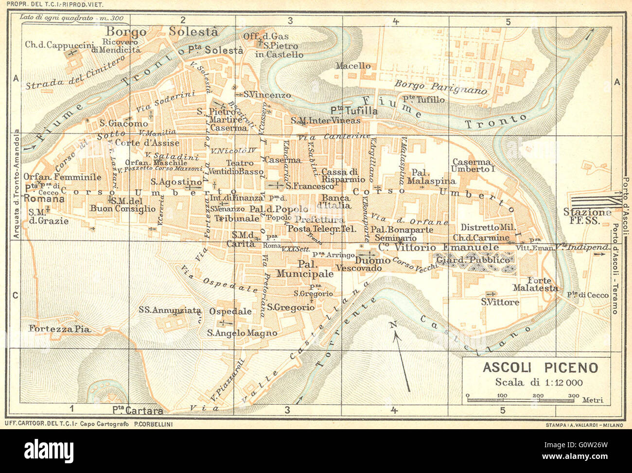 Ascoli piceno map hi-res stock photography and images - Alamy