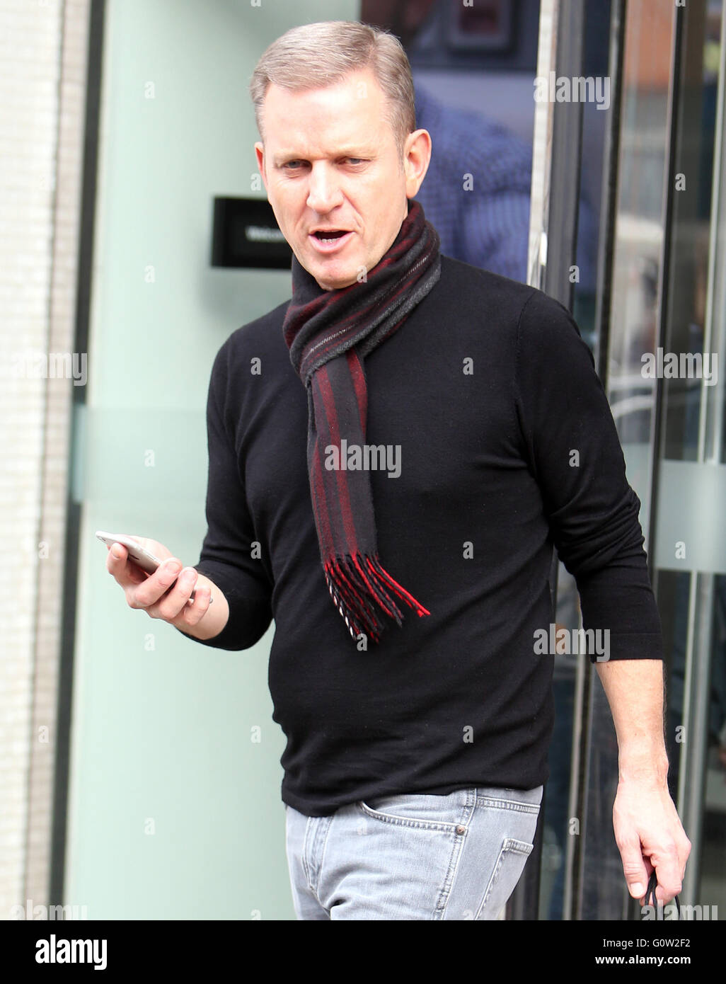 Jeremy Kyle outside ITV Studios Featuring: Jeremy Kyle Where: London ...