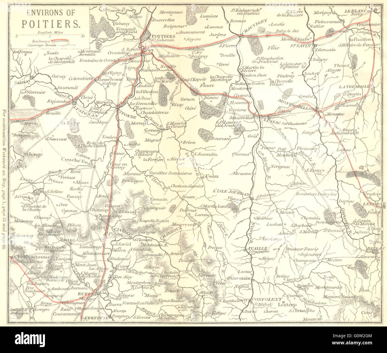 Map of poitiers hi-res stock photography and images - Alamy