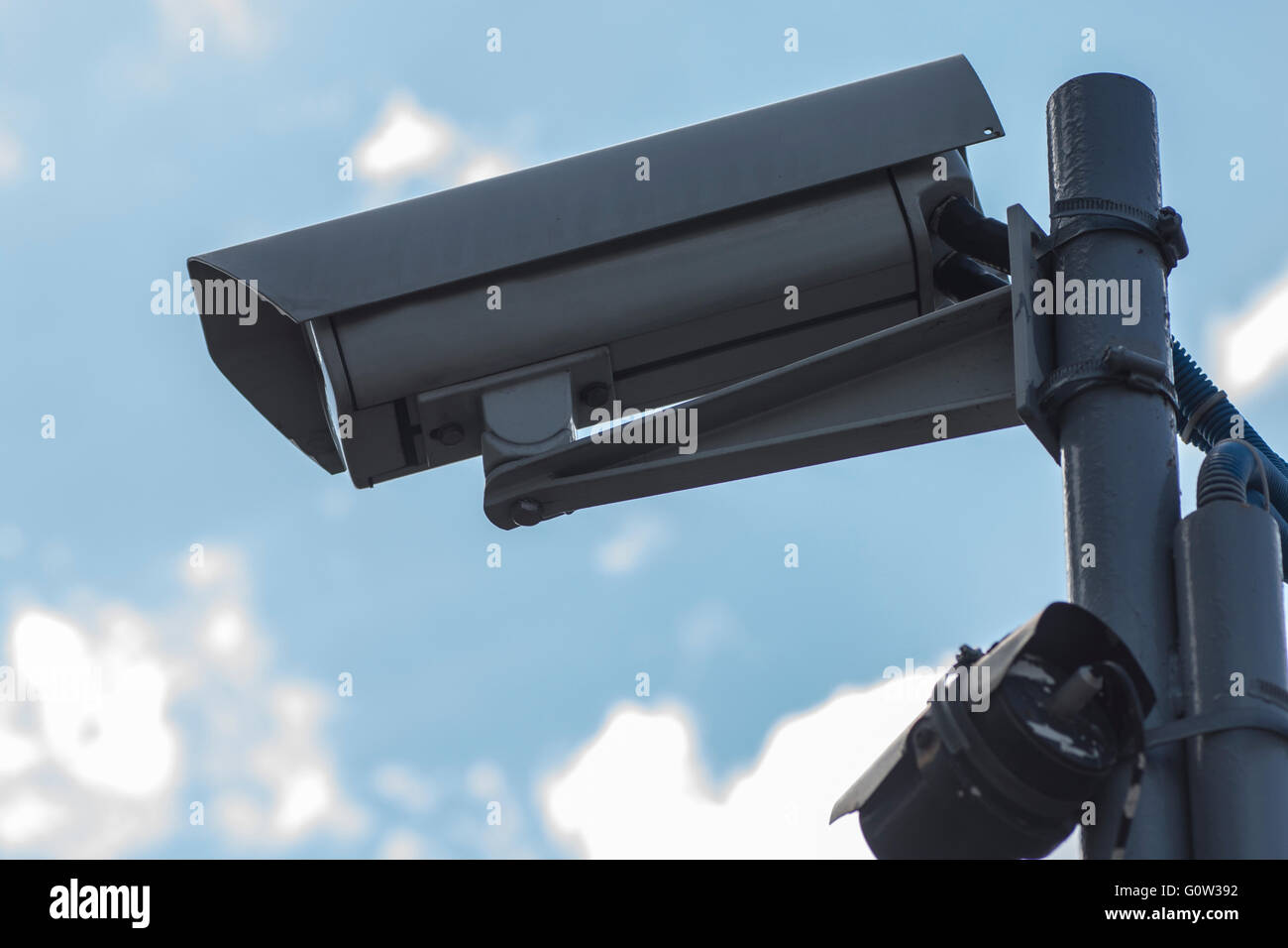 camera installed to monitor Stock Photo - Alamy