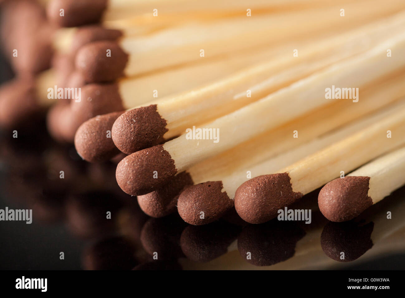 white matchbox with matches on a black background Stock Photo - Alamy