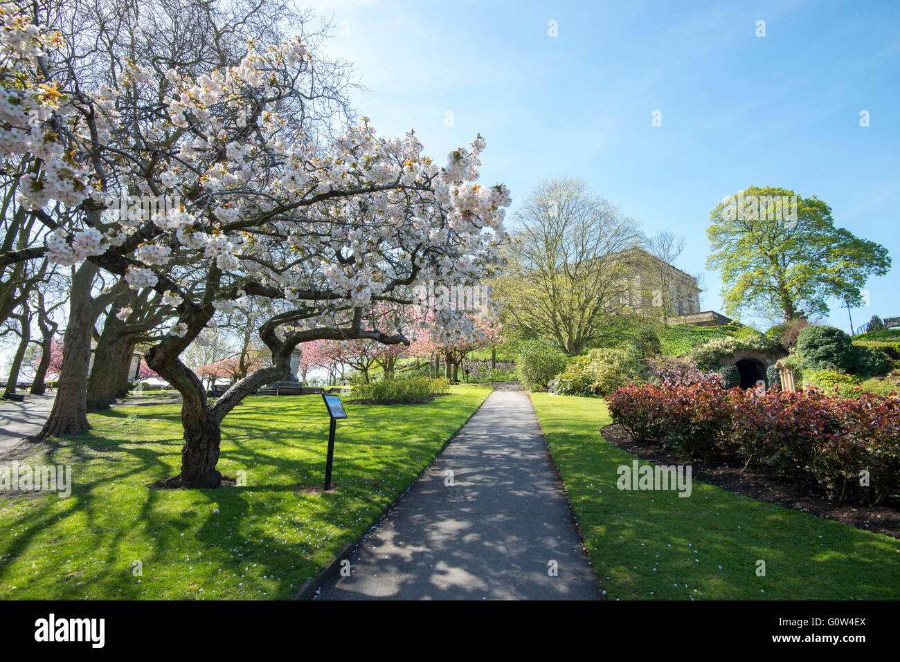 Nottingham castle gardens hi-res stock photography and images - Alamy