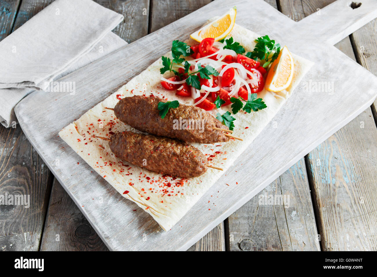 Kebab grilled meat hi-res stock photography and images - Alamy