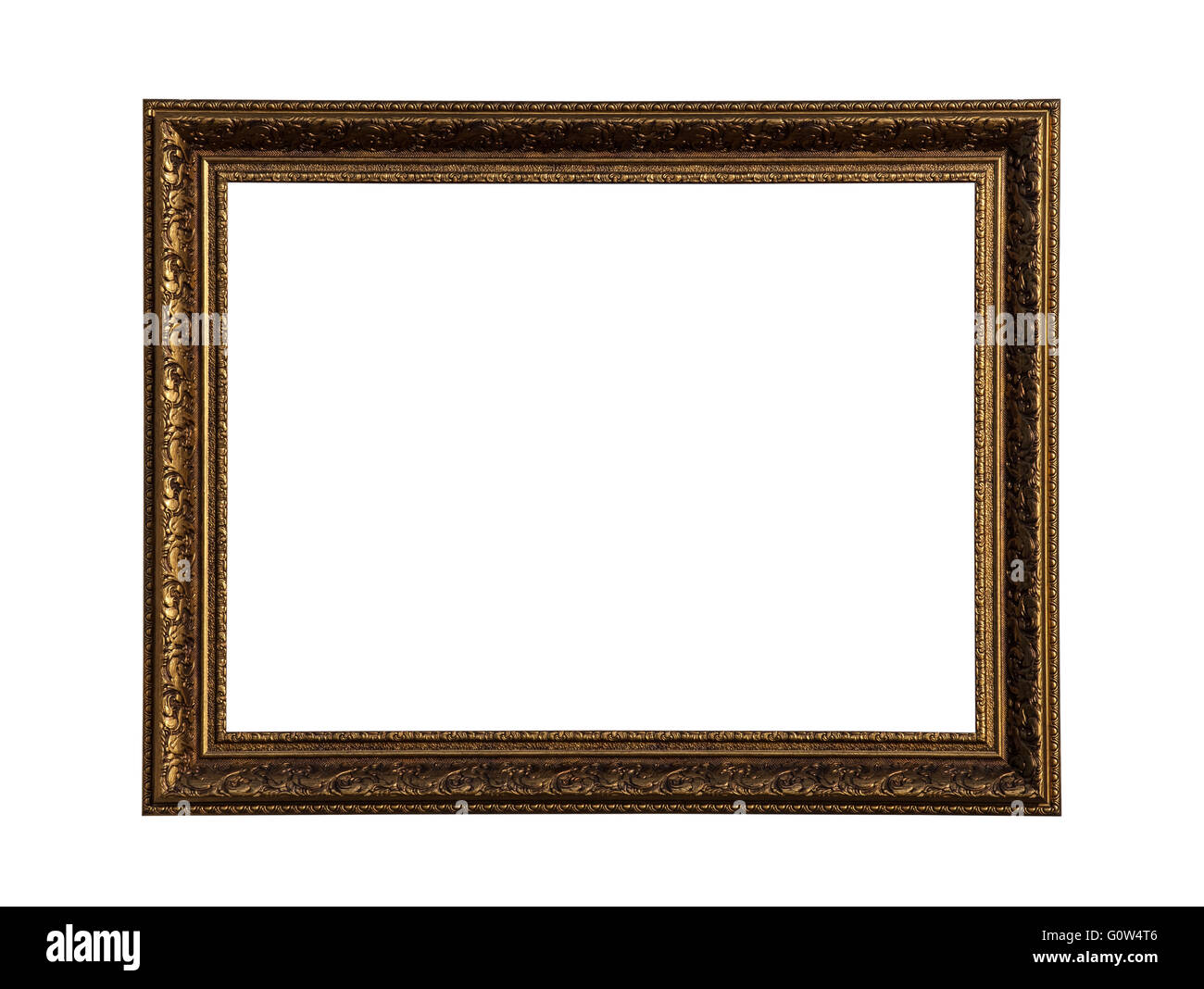 Classic painting canvas frame isolated Stock Photo - Alamy