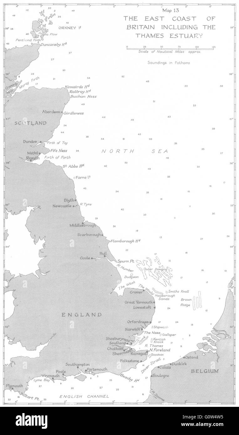 Coast of britain Black and White Stock Photos & Images - Alamy