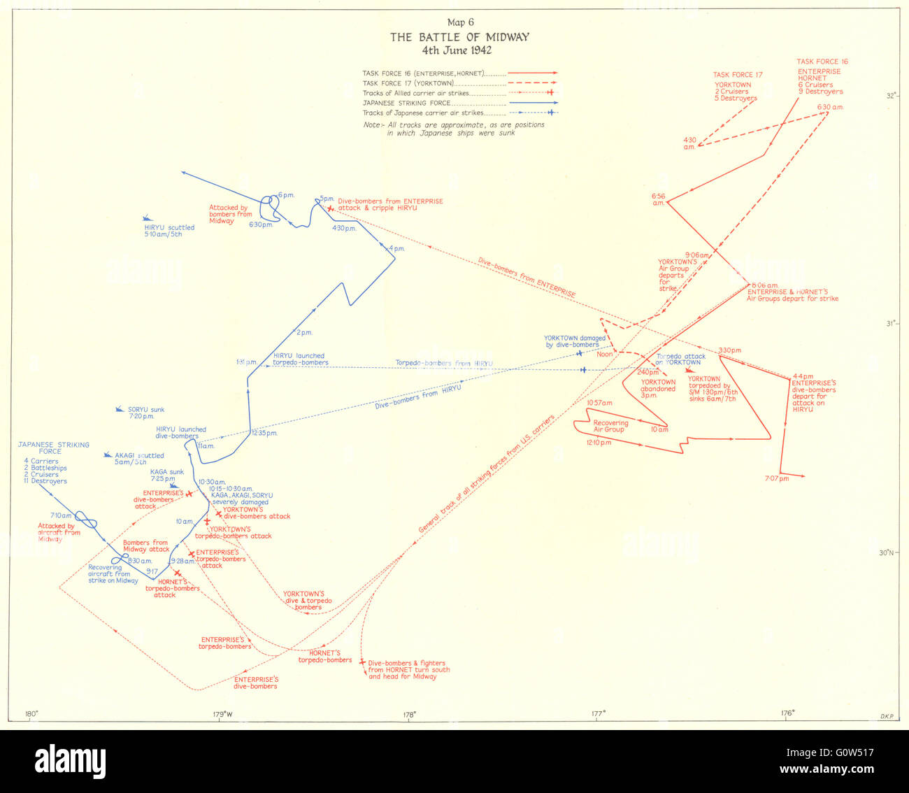World War 2 Battle Of Midway Map