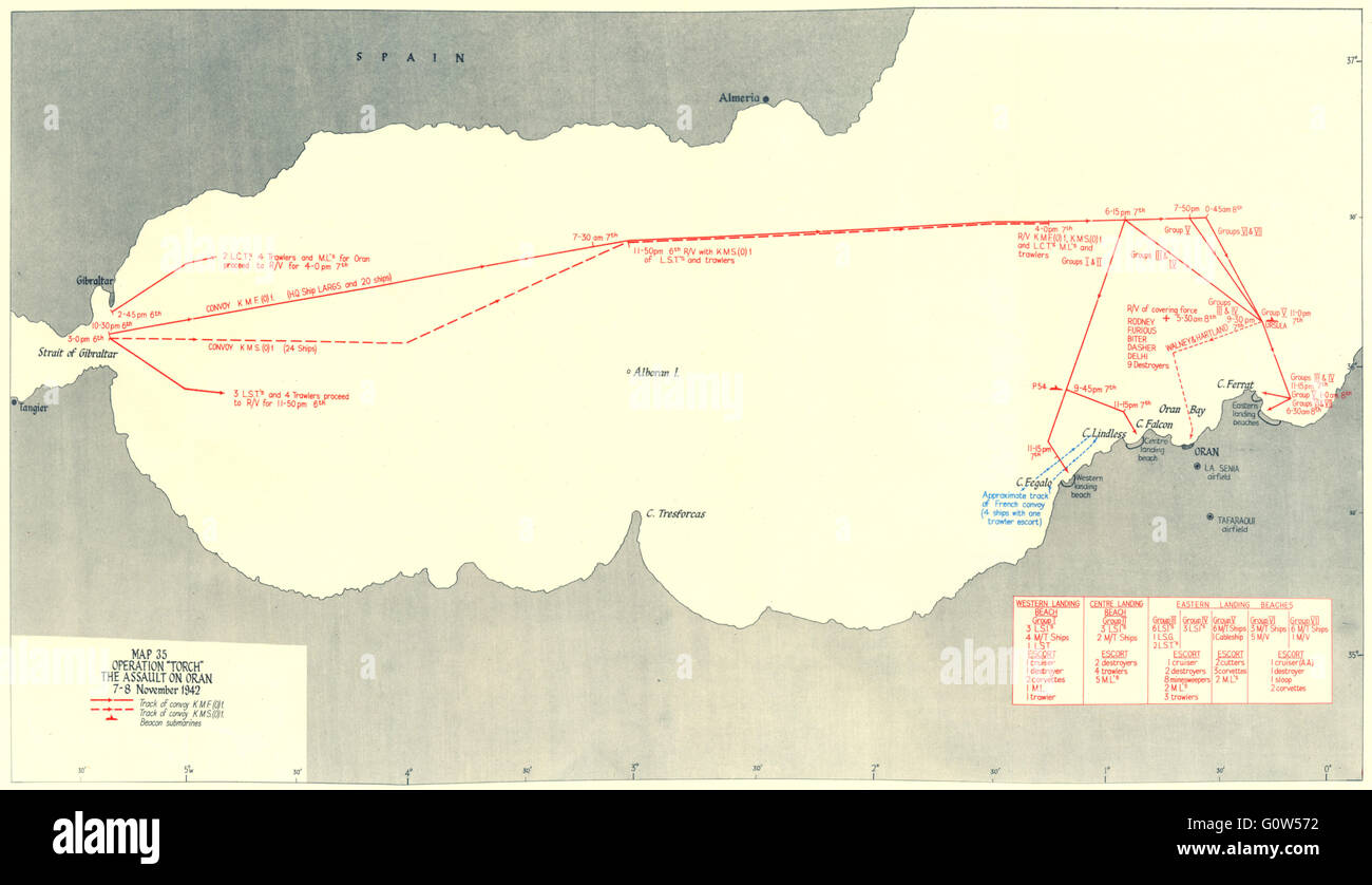 Operation torch 1942 hi-res stock photography and images - Alamy
