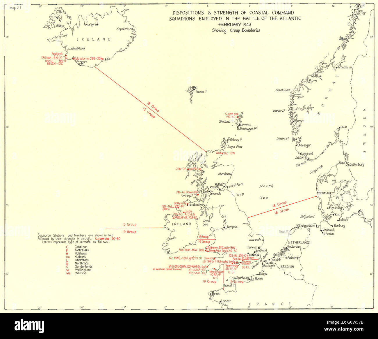 Coastal command map High Resolution Stock Photography and Images - Alamy