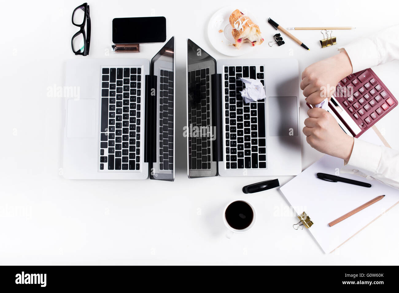 Workplace at the office. Technology Stock Photo - Alamy