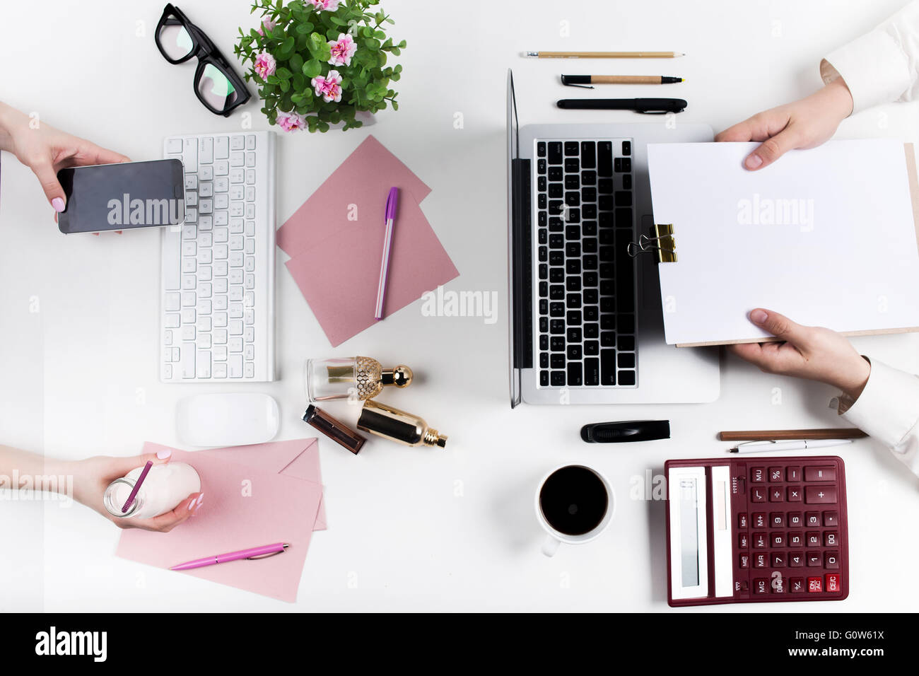 Workplace at the office. Technology Stock Photo - Alamy