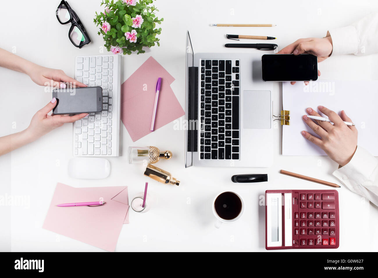 Workplace at the office. Technology Stock Photo - Alamy