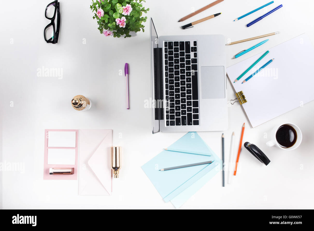 Workplace at the office. Technology Stock Photo - Alamy