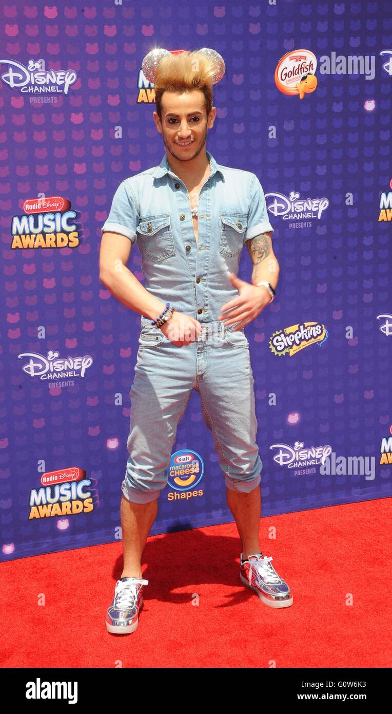 Los Angeles, CA, USA. 30th Apr, 2016. Frankie J. Grande at arrivals for ...