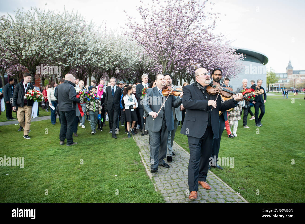 Amsterdam, The Netherlands. 4th May, 2016.The mayor of Amsterdam ...