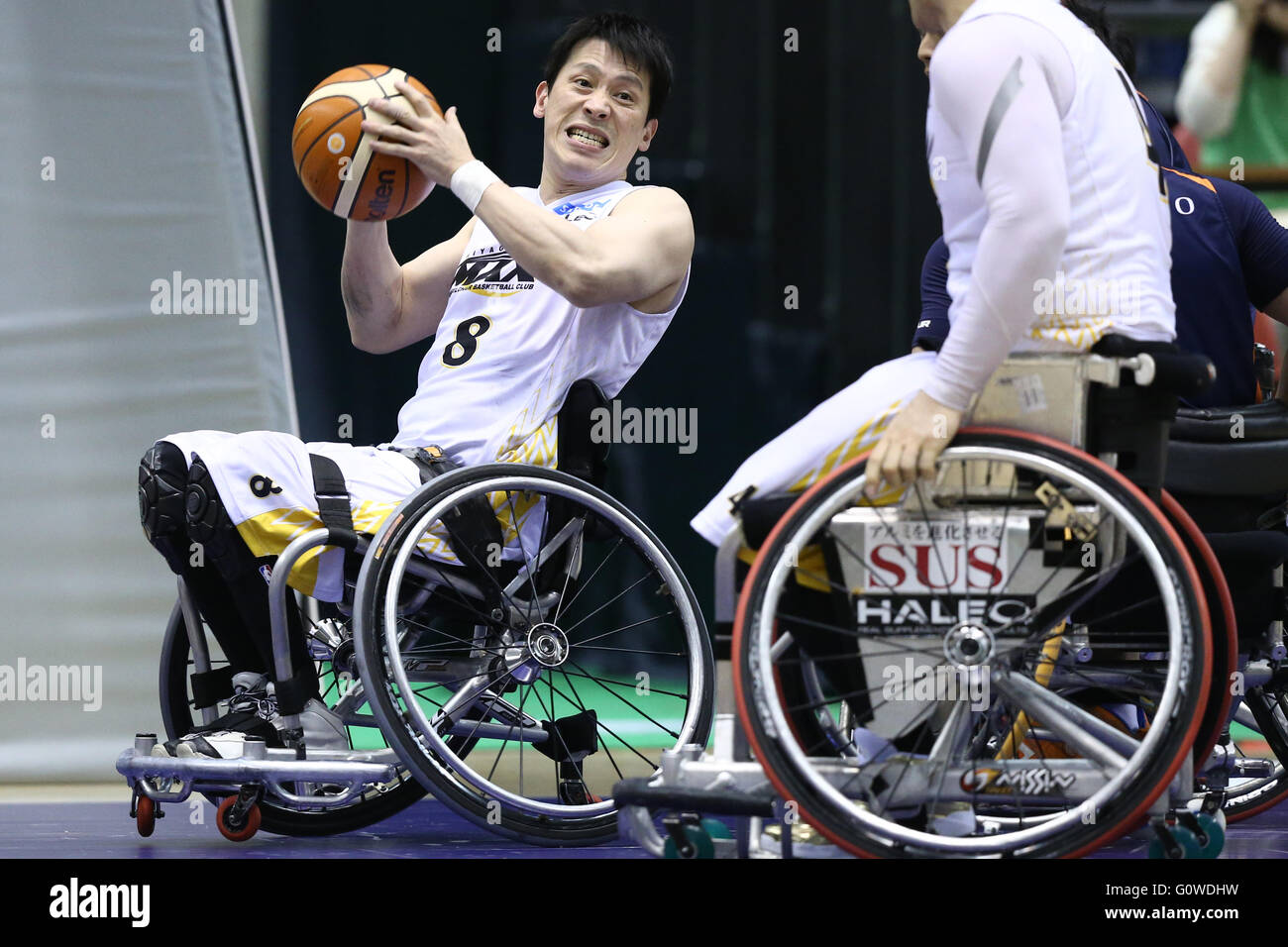Tokyo, Japan. 4th May, 2016. Satoshi Sato (MAX) Wheelchair Basketball ...