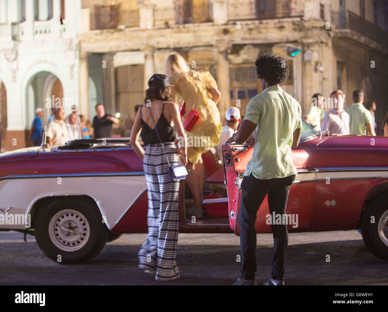 Vintage american convertibles hi-res stock photography and images - Alamy