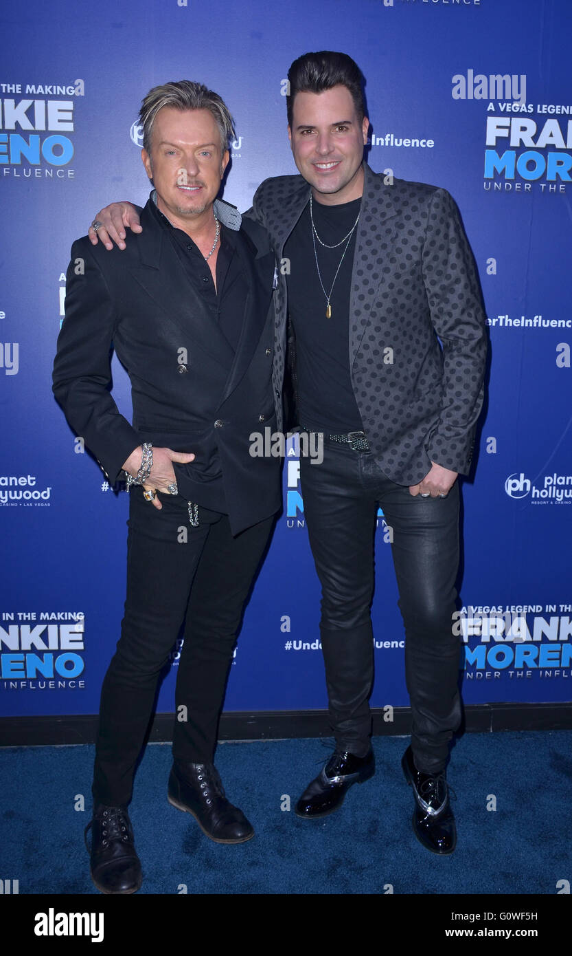 Las Vegas, Nevada, USA. 5th May, 2016. Singer Chris Phillips of Zowie ...