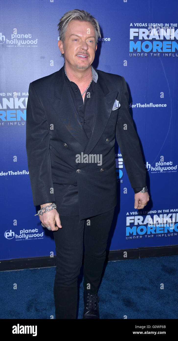 Las Vegas, Nevada, USA. 5th May, 2016. Singer Chris Phillips of Zowie ...