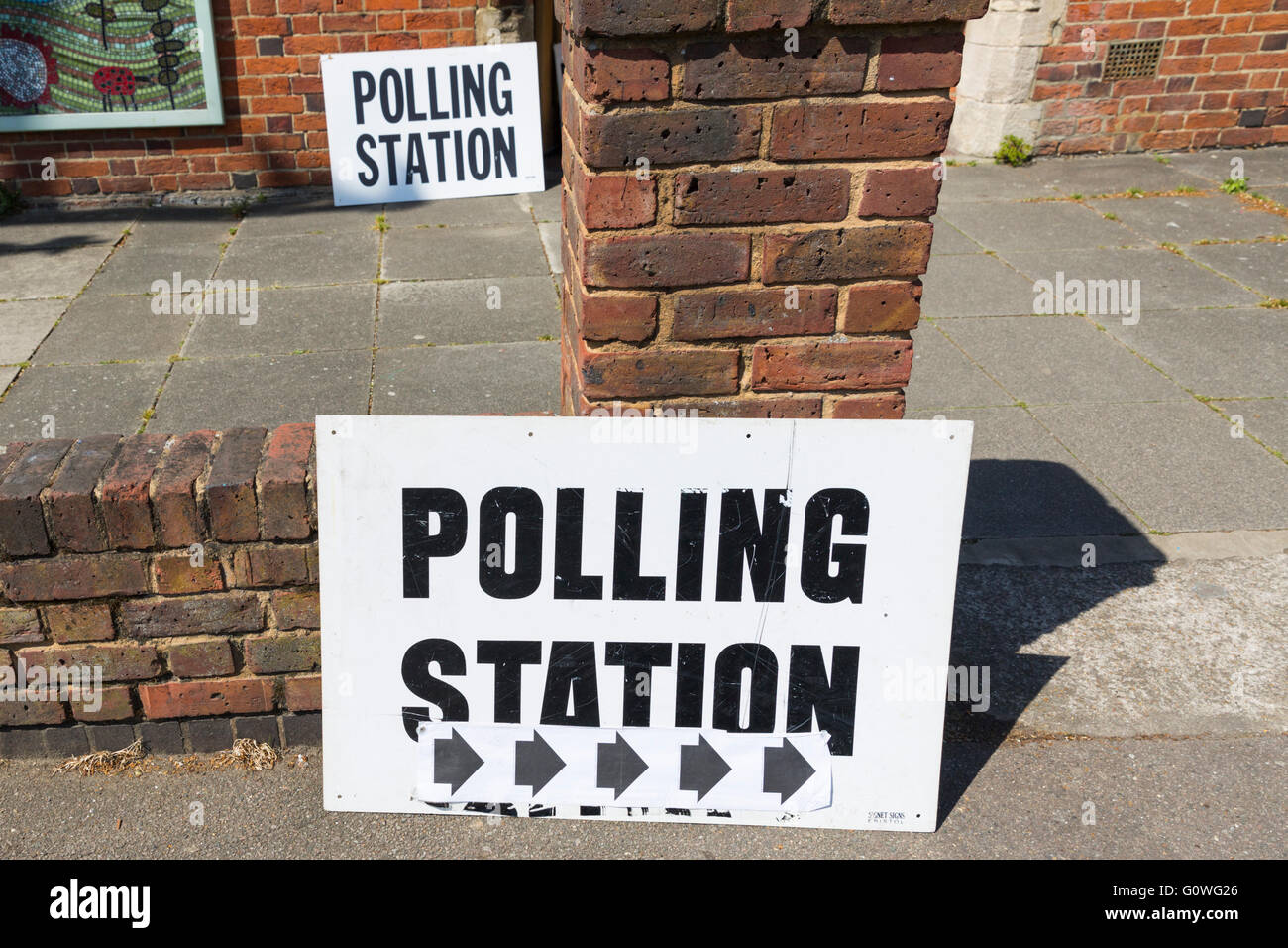 Forest Hill, London. 5th May 2016. A local polling station is open for ...