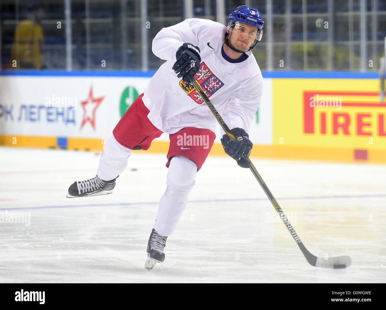 Moscow, Russian Federation. 05th May, 2016. Czech player Jakub Jerabek ...