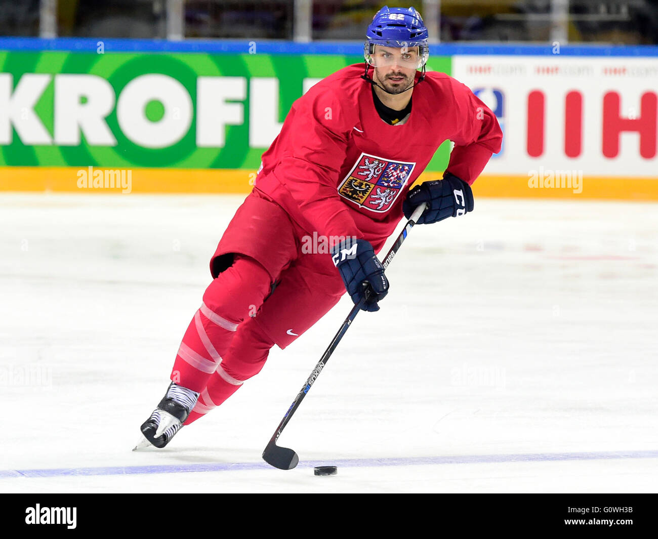 Moscow, Russian Federation. 05th May, 2016. Czech player Michal Repik ...