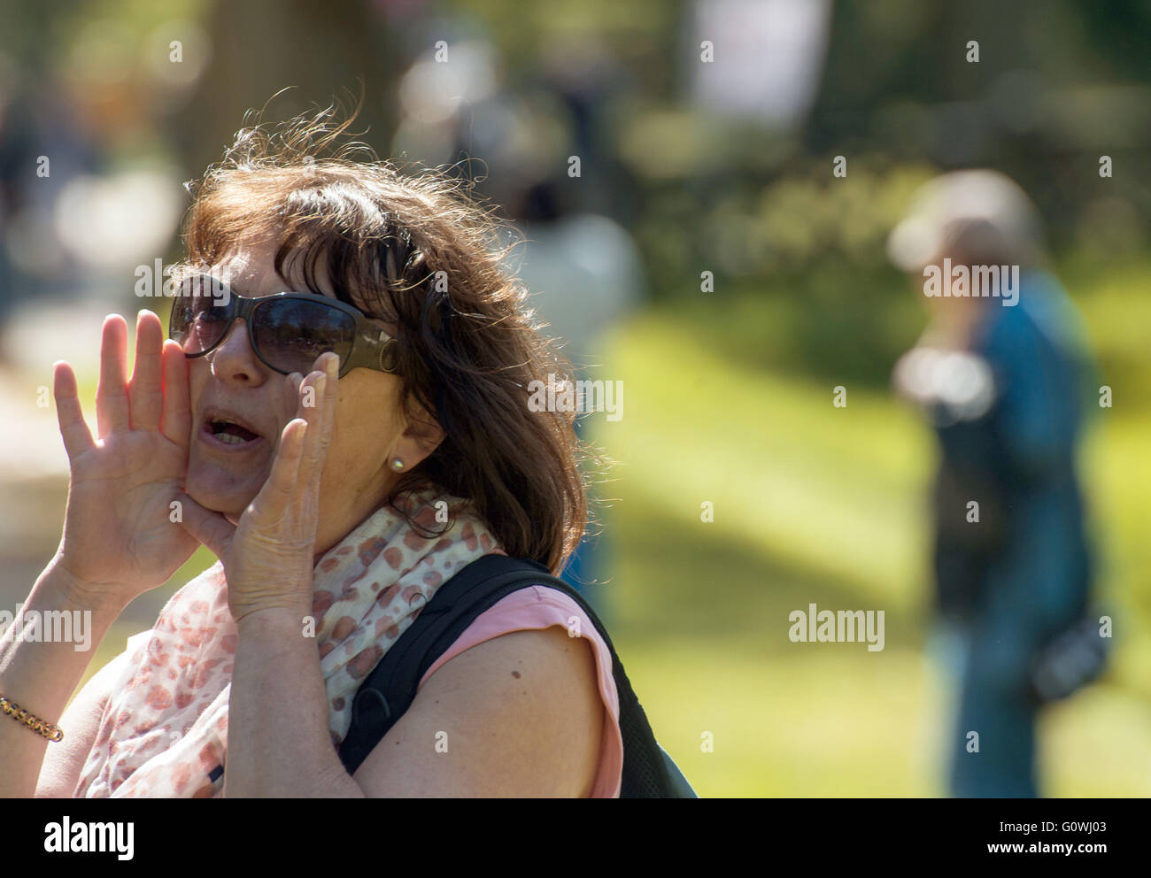 Passing on a message hi-res stock photography and images - Alamy