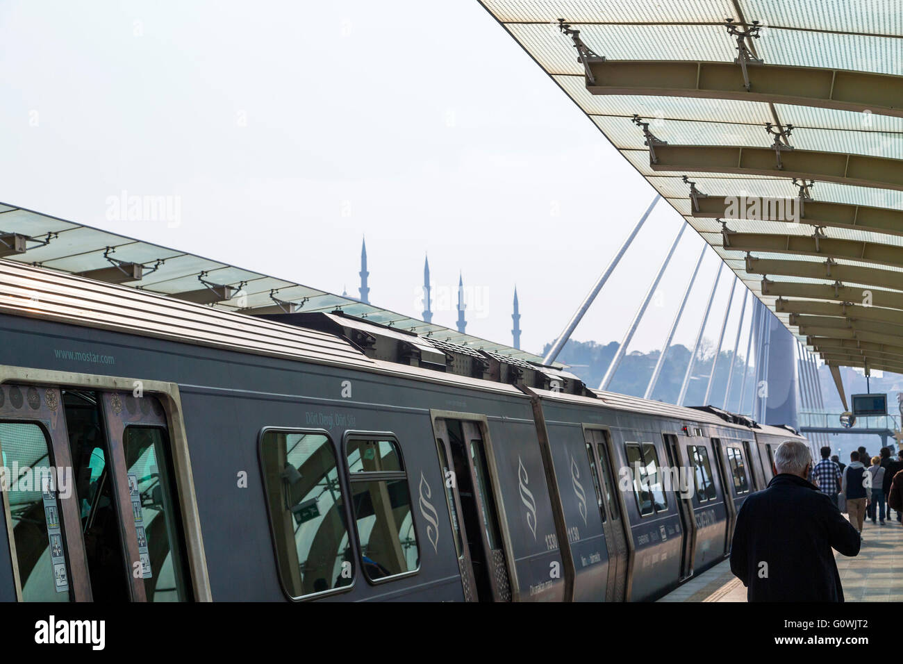 Istanbul, Turkey: Modern skyscrapers and skyline in Istanbul, the most ...