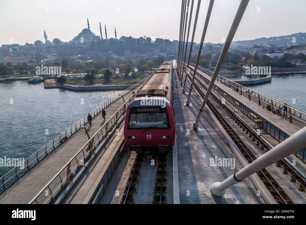 Istanbul, Turkey: Modern skyscrapers and skyline in Istanbul, the most ...