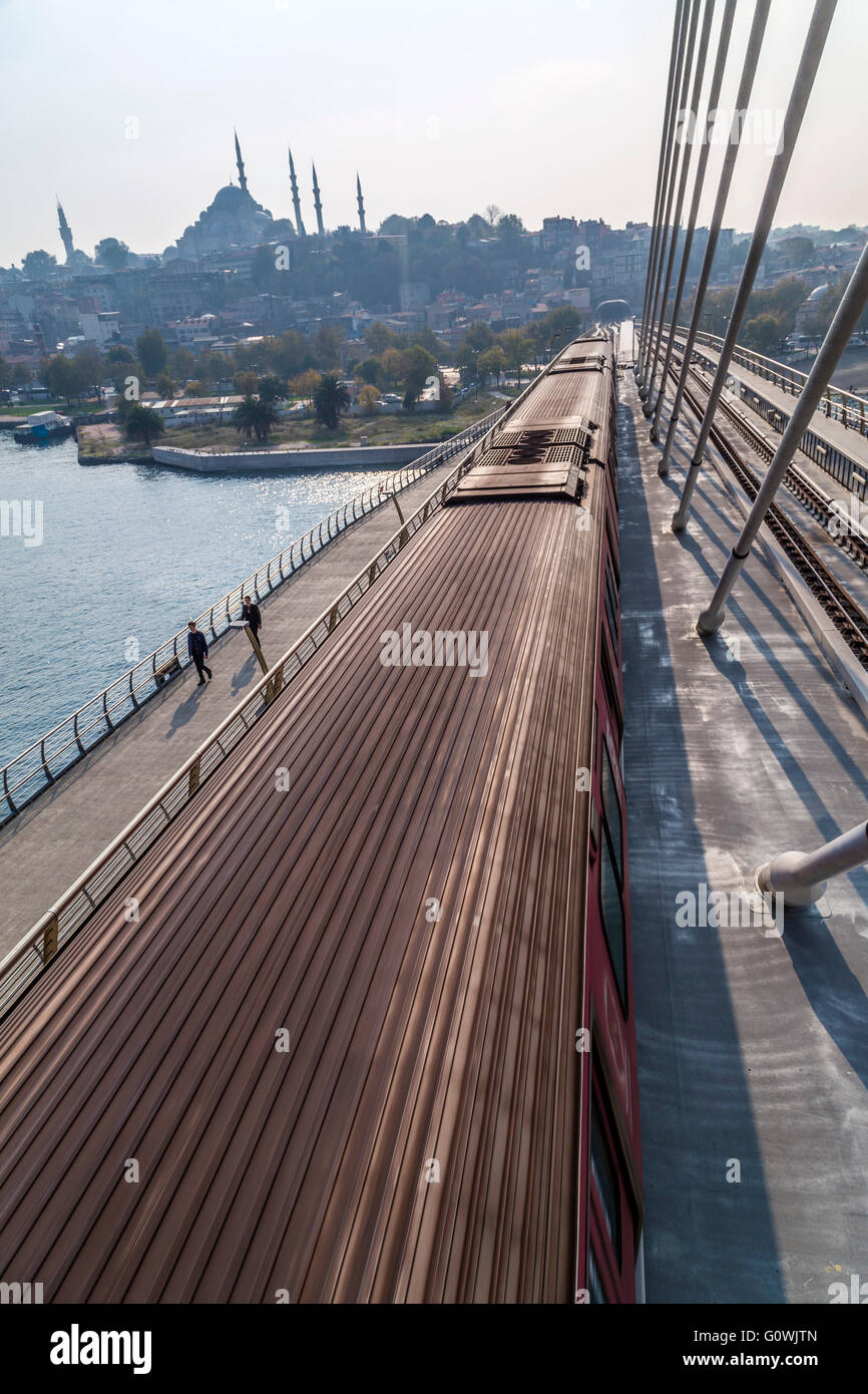 Istanbul, Turkey: Modern skyscrapers and skyline in Istanbul, the most ...
