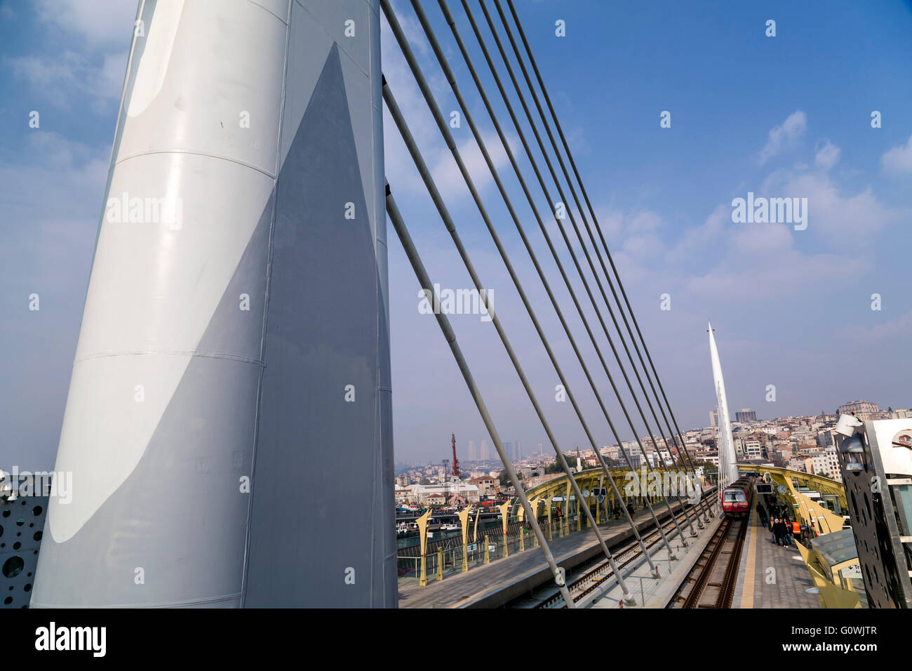 Istanbul, Turkey: Modern skyscrapers and skyline in Istanbul, the most ...